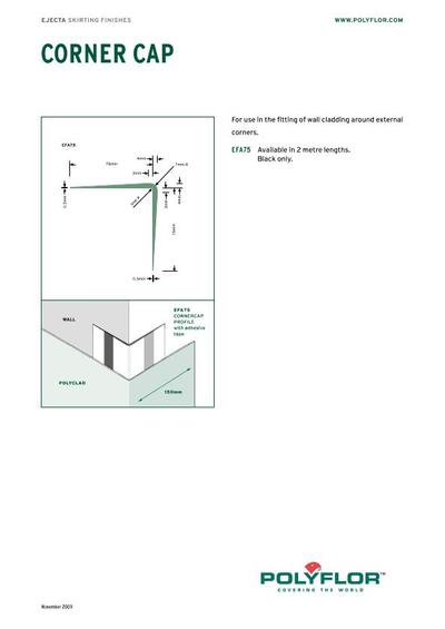 Ejecta flooring accessories | Polyflor | ESI Interior Design