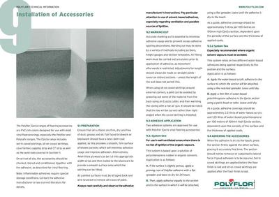 Ejecta flooring accessories | Polyflor | ESI Interior Design