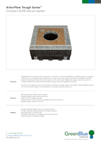 ArborFlow tree pits and rain gardens for mixed use site | GreenBlue ...