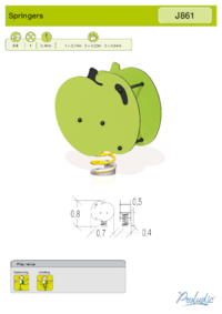 Alex the Apple - springer / play rocker (J861) | Proludic Play & Sports ...