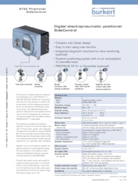 Type 8792 SideControl electropneumatic positioner | Bürkert Fluid ...