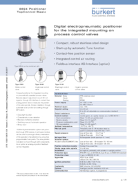 IO-Link / büS available for Type 8694 digital positioner | Bürkert ...