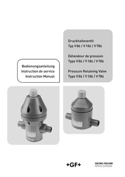 V186/V86 pressure retaining valve | George Fischer Sales | ESI Enviropro