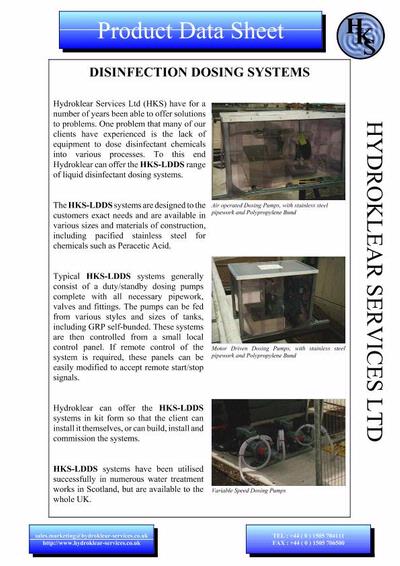 Chemical dosing rigs | Hydroklear Services | ESI Enviropro