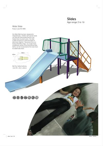 Wide Slide | Wicksteed Playgrounds | ESI External Works