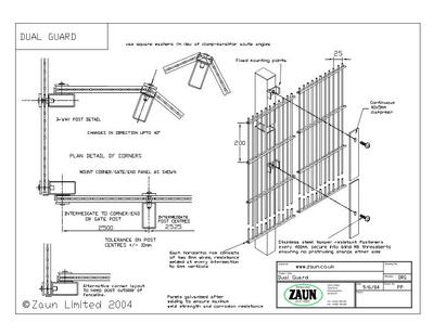 Dual Guard® twin wire mesh perimeter fencing system | Zaun | ESI ...