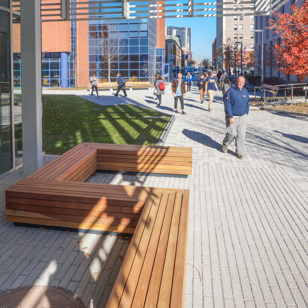 Solid Peano Benches | Streetlife | ESI External Works