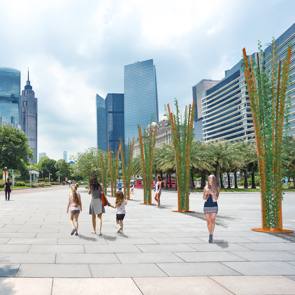 High Grass Pillars | Streetlife | ESI External Works