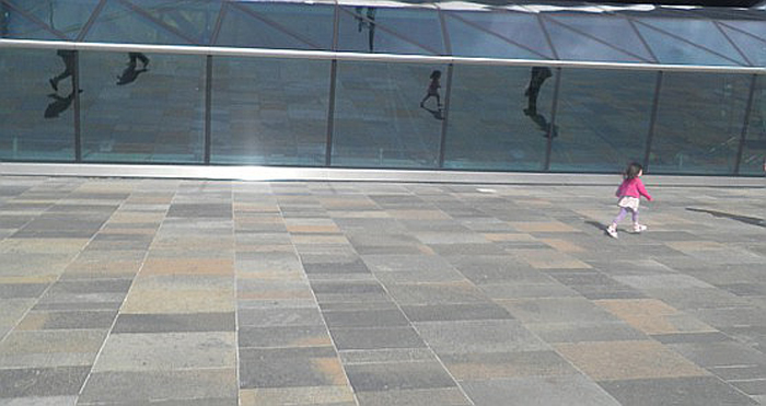 Caithness flagstone paving at the Cutty Sark | A & D Sutherland | ESI ...