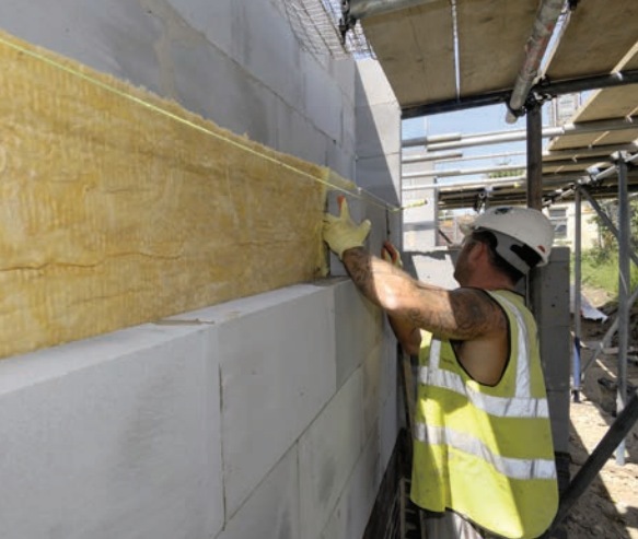 Aircrete blocks used in solid wall construction | H+H UK | ESI Building ...