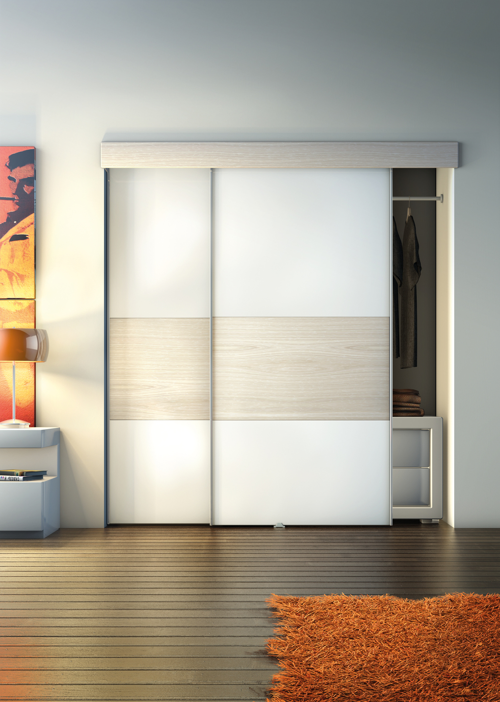 trakkit® Gemini twin track wardrobe sliding door kit | Runners Sliding ... trakkit® Gemini twin track wardrobe sliding door kit | Runners Sliding ...