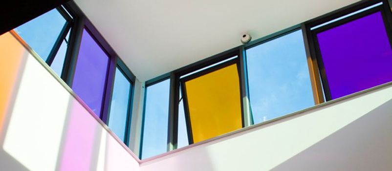 Rainbow coloured window films | Window Film Company UK | ESI Building ...