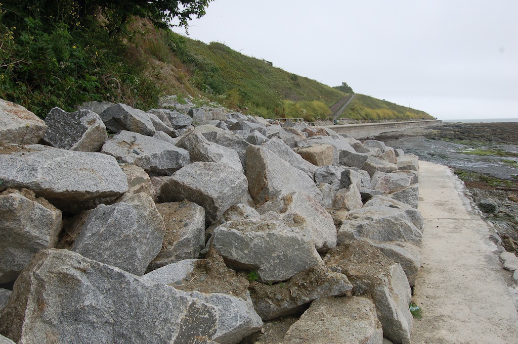 Granite rock armour for coastal erosion control | Colas | ESI External ...