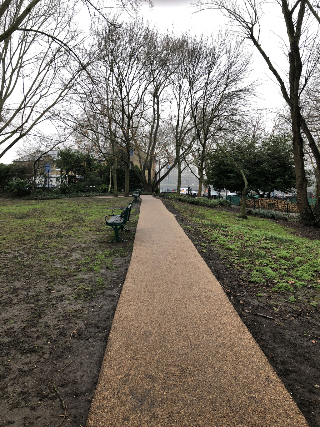 Porous resin bound surface for pathways in popular park | Addagrip ...
