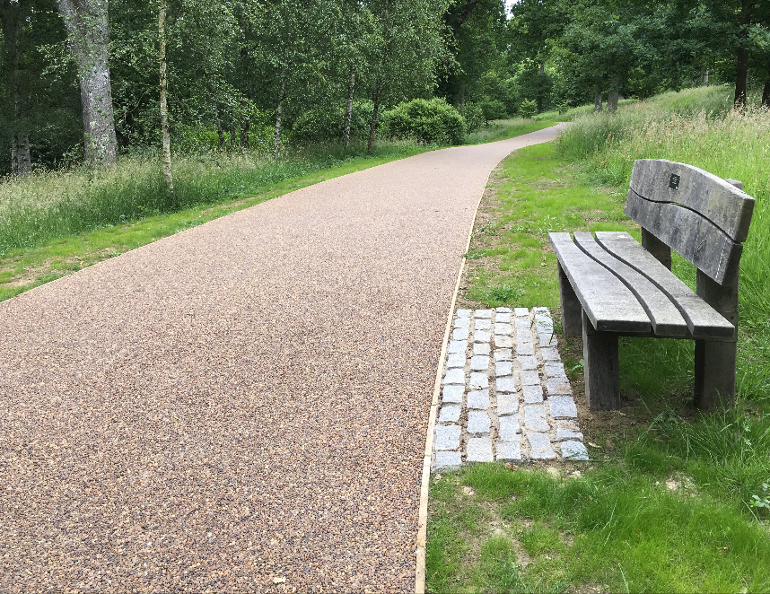 Resin bound surfacing creates porous, durable walkways | Addagrip ...