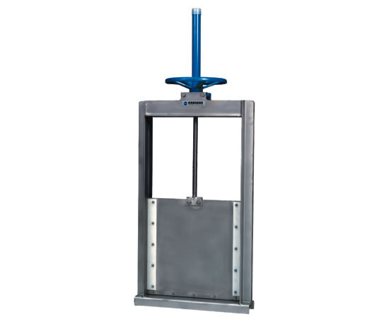 CC channel-mounted penstock valve | ORBINOX | ESI Enviropro