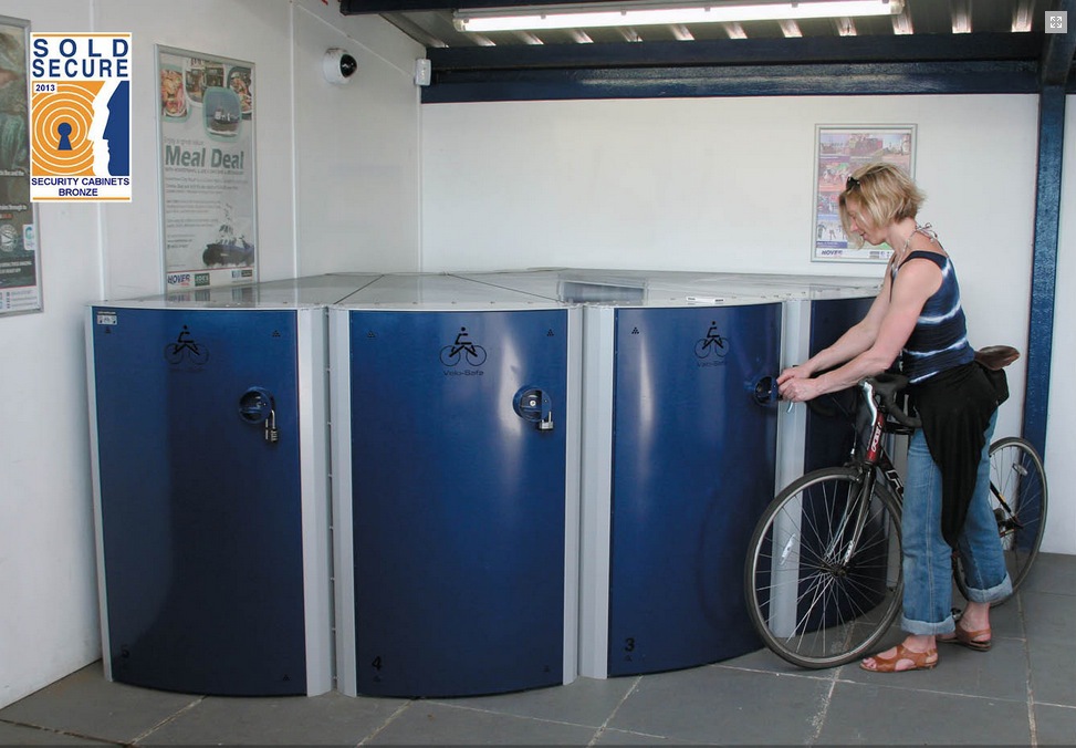 Velo-Safe space-efficient cycle locker for 1 bike | Cycle-Works | ESI ...