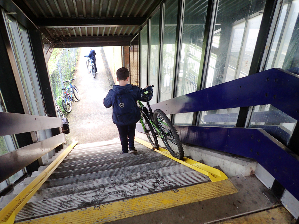 Cycle wheeling ramps for stairways | Cycle-Works | ESI External Works