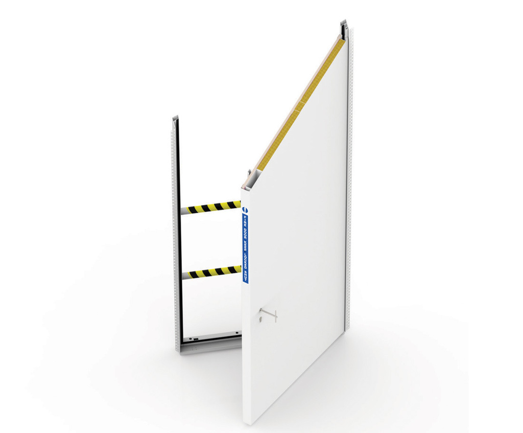 4000 Series high-performance fire-rated riser doors | Profab Access ...