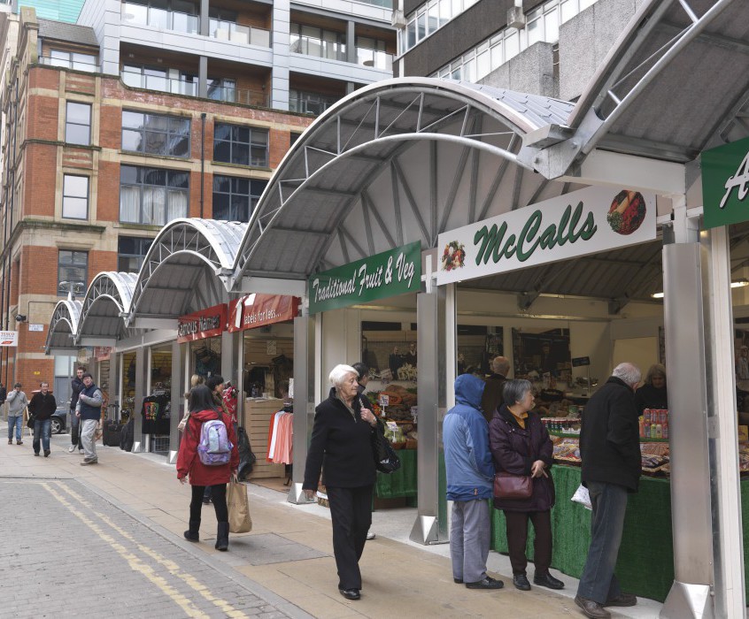 Bespoke market stall buildings | DP Structures | ESI Building Design