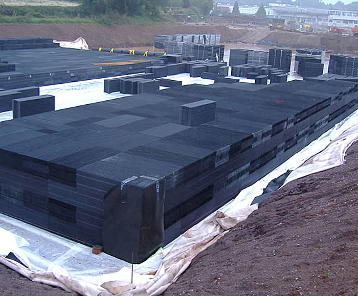 Geocellular water storage for Serpentine Pavilion | SDS | ESI External ...