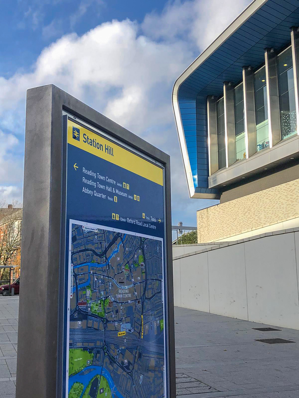 Smart personal wayfinding - Reading | fwdesign | ESI External Works