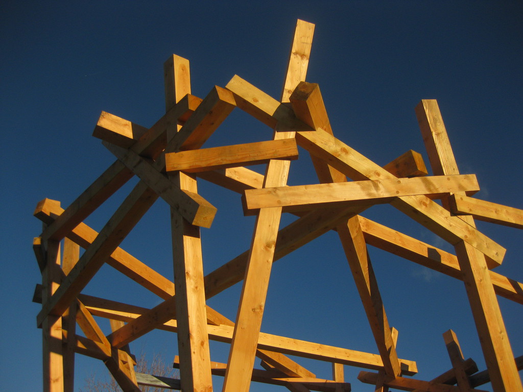 Crows Nest timber structure – Heeley Park, Sheffield | Handspring ...