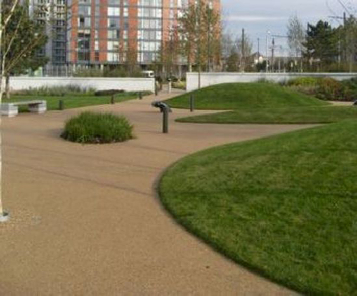 AluExcel landscape edging, Media City, Salford Quays | Kinley | ESI ...