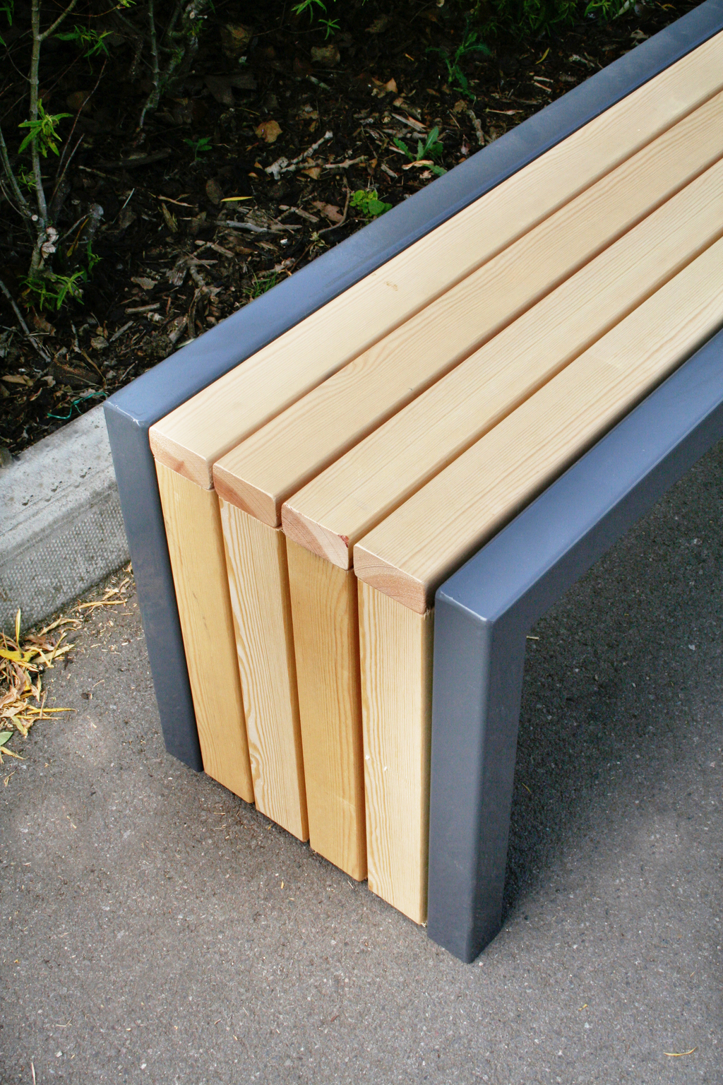 Langley Steel Framed Bench - LBN117 | Langley Design Street Furniture ...