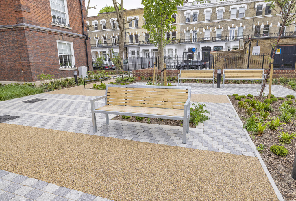 Lisgar Terrace, Kensington | Langley Design Street Furniture | ESI ...