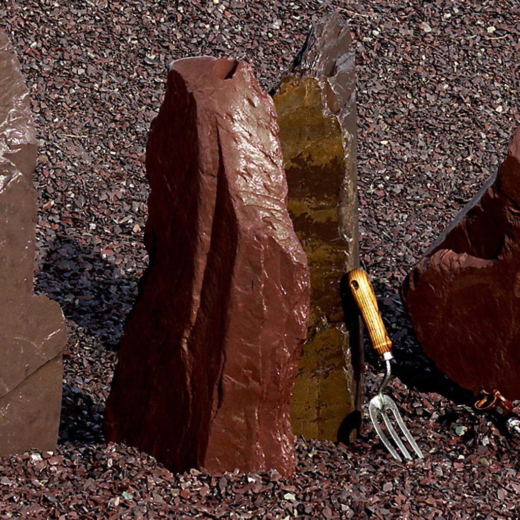 Slate monolith, drilled 600mm | Derbyshire Specialist Aggregates | ESI ...