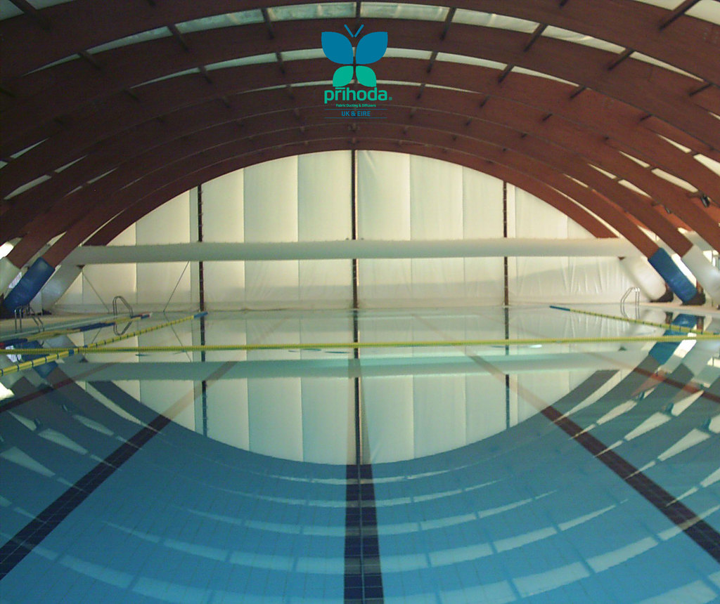 Fabric ducting for swimming pools | Prihoda UK Ltd | ESI Building Services