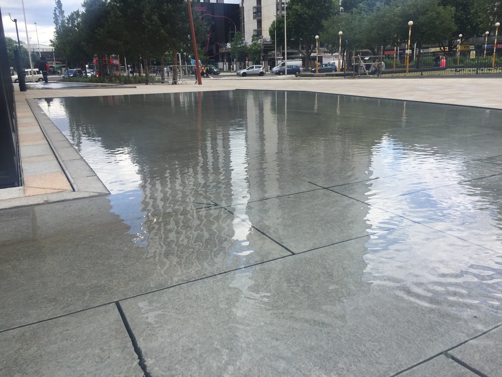 Mirror pools, Elephant & Castle, London | Fountains & Features Ltd ...