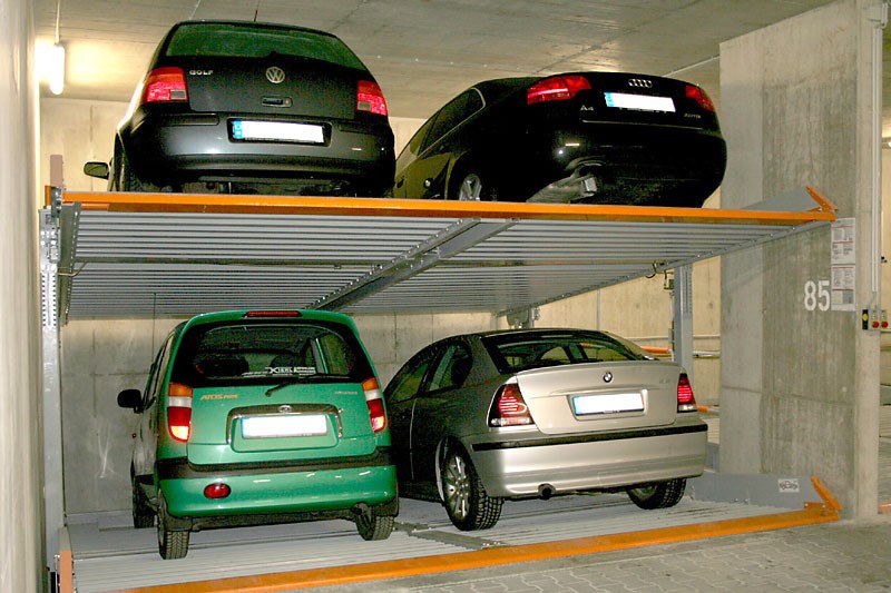 Stack parking systems | Double Parking Systems | ESI External Works