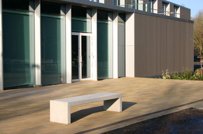 BLOC contemporary concrete seat | Factory Furniture | ESI External Works