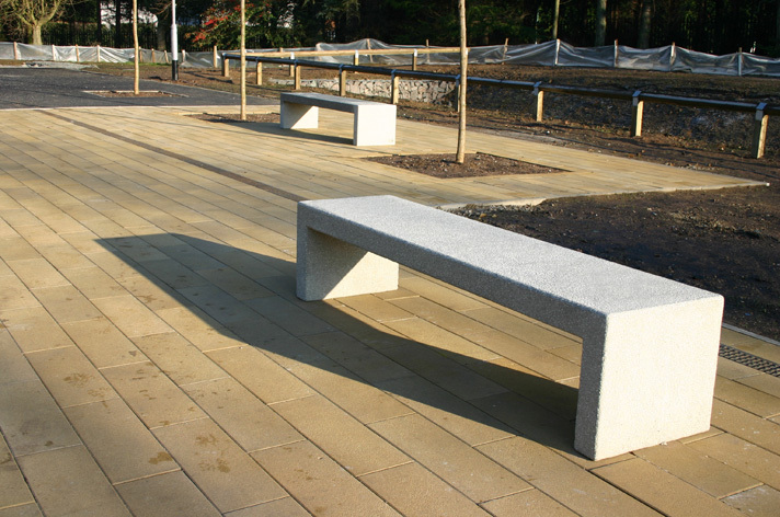 BLOC contemporary concrete seat | Factory Furniture | ESI External Works