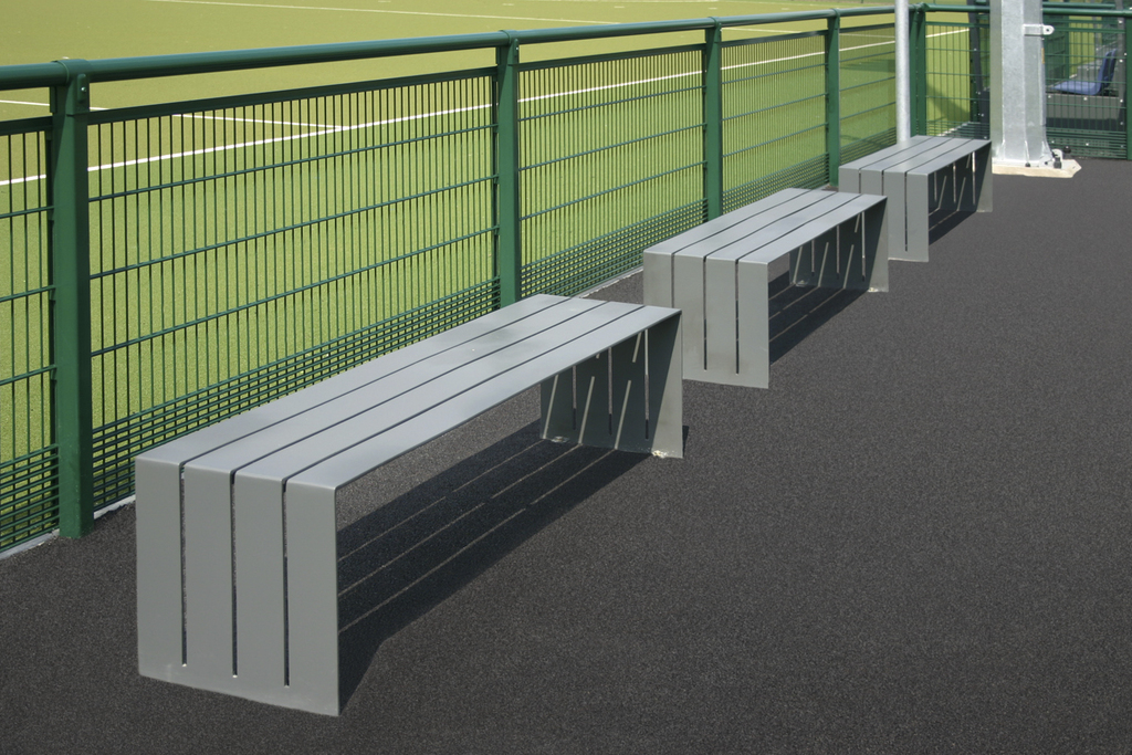 BLOC contemporary steel bench | Factory Furniture | ESI External Works