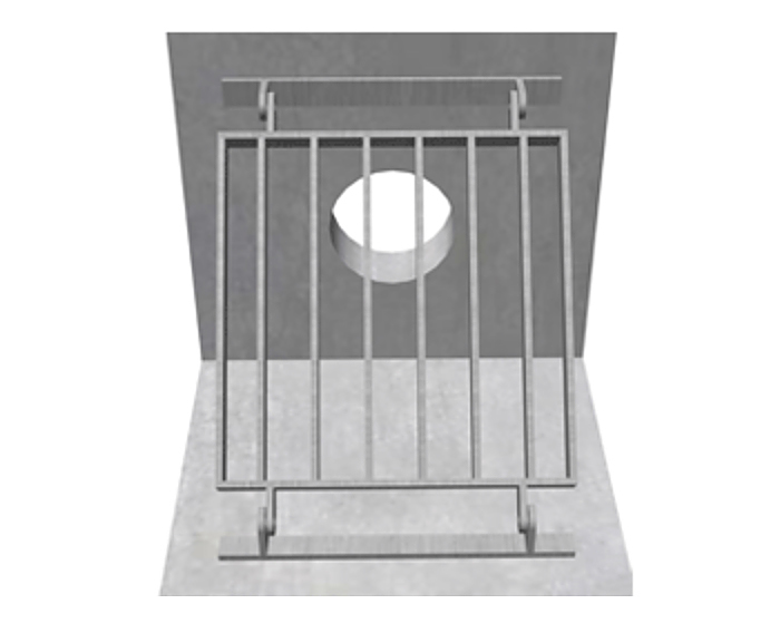 45° sloped trash screens | Althon | ESI External Works