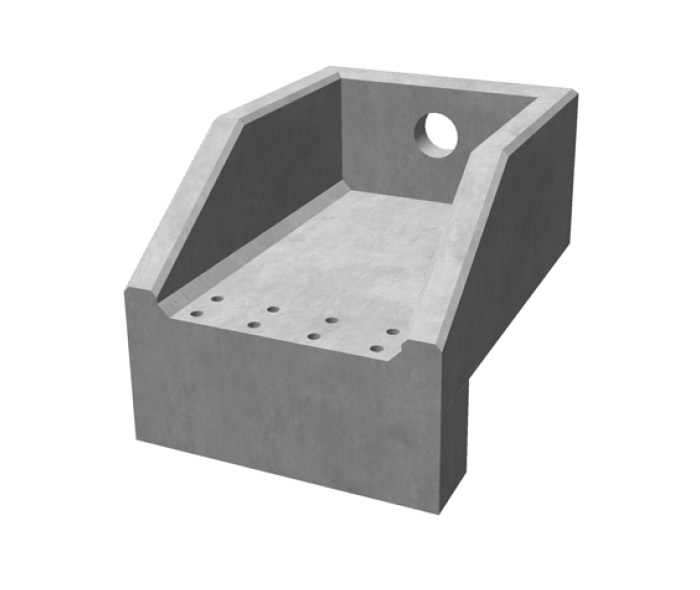 RSFA12 rectangular precast concrete headwall | Althon | ESI External Works