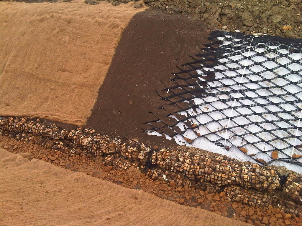 Geoweb® Geocell Slope and Channel Protection system | Greenfix Soil ...
