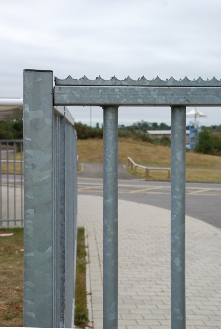 Sentry® vertical bar perimeter fencing | Jacksons Fencing | ESI ...
