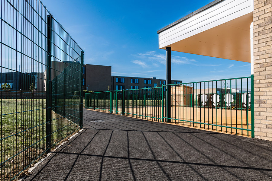 Secure perimeter and sports fencing for primary school | Jacksons ...