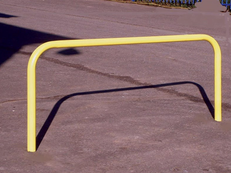 Hoop parking barrier / knee rail | Jacksons Fencing | ESI External Works