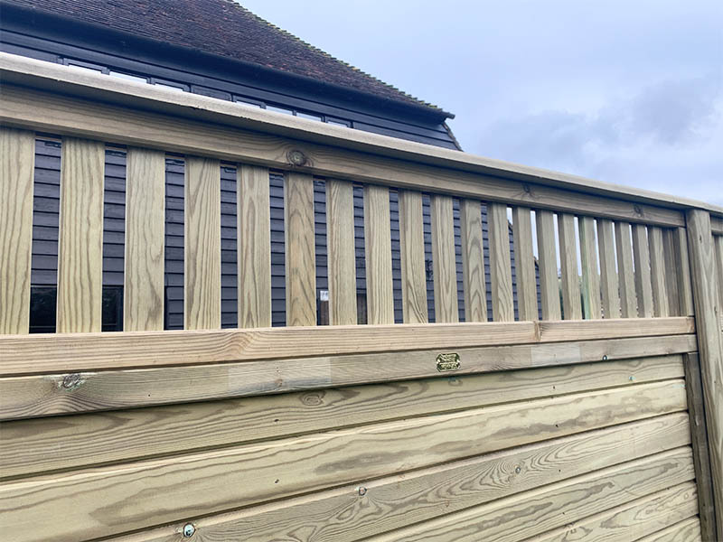 Roman decorative timber fence topper panel | Jacksons Fencing | ESI ...