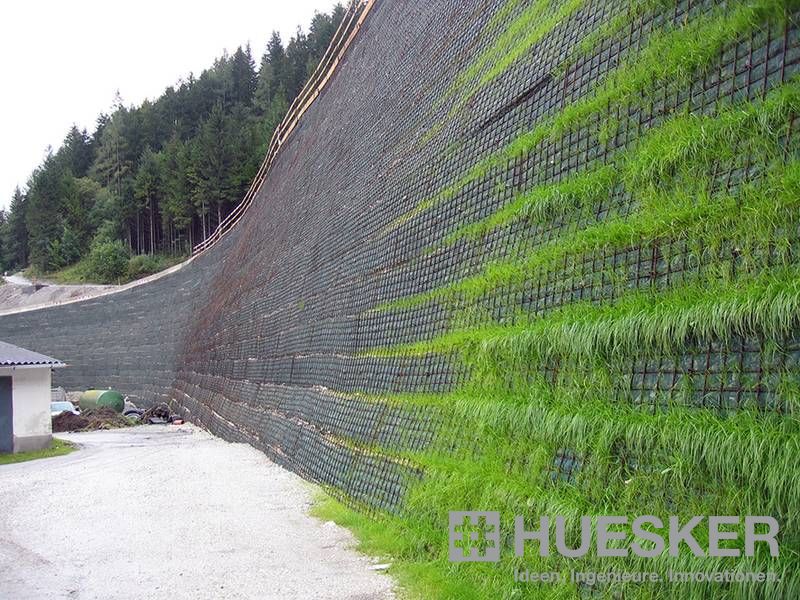 Fortrac® Natur S geosynthetic reinforced soil system | HUESKER | ESI ...