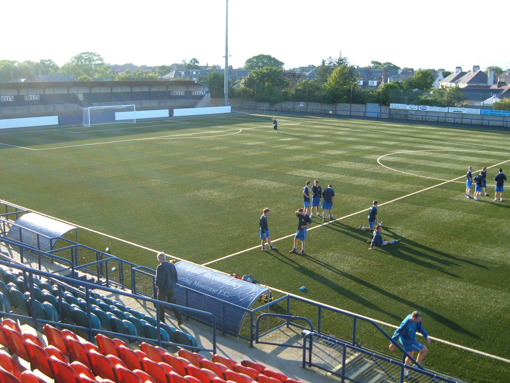 Synthetic football pitch installation | Hunter Construction (Aberdeen ...