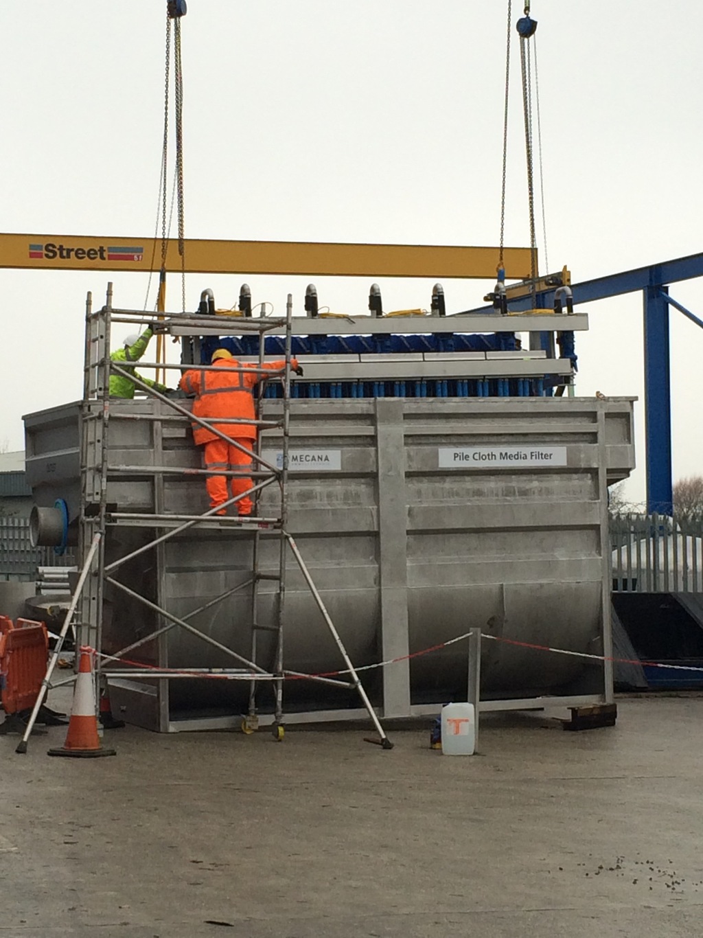 PCMF tertiary filtration installed at Rayleigh | ELIQUO HYDROK | ESI ...