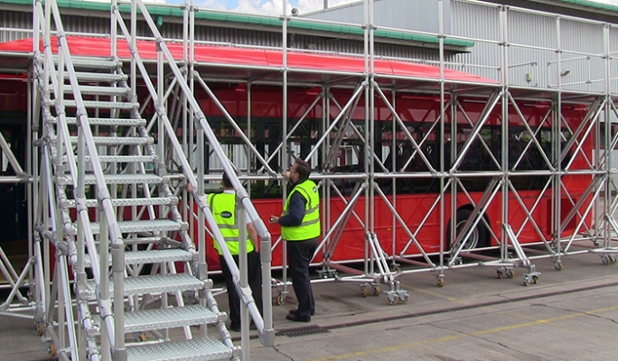 Bespoke mobile access platforms | Kee Safety | ESI Building Design