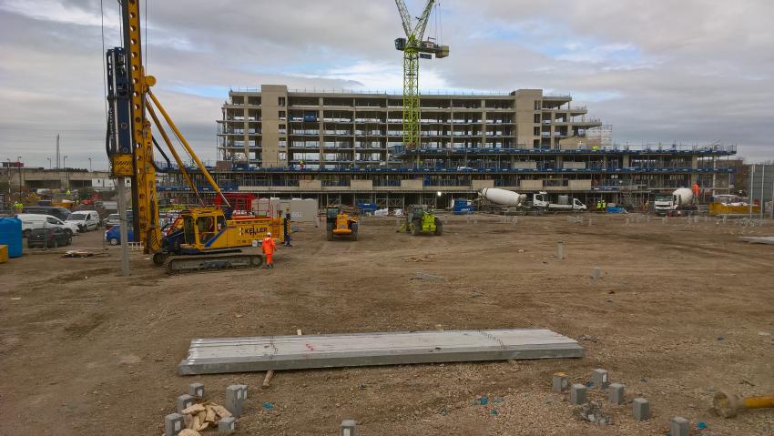 Piling services - driven precast piles | Keller UK | ESI External Works