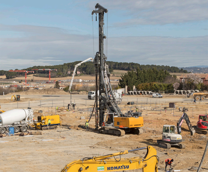 Rigid inclusions - ground improvement | Keller UK | ESI External Works